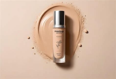Premium Psd Comsetic Foundation Mockup