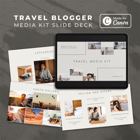 Media Kit Slide Deck Canva Template Cavana Funnel Graphic