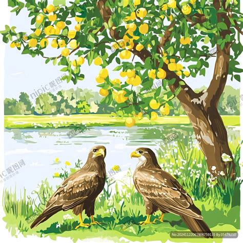 Ai创作图贡梨树插画 黄金梨树插画 黄金梨树卡通 黄桃树插画 贡梨树卡通 冬枣采摘园插画 香梨树插画 梨树图片 果园养殖天然养殖家禽 果园手绘插画 树上一对小鸟 枣树插画枣园农场 秋梨包装插画