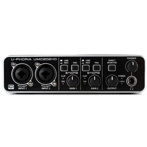 Behringer Audio Interface Umc202hd Audiomisr™