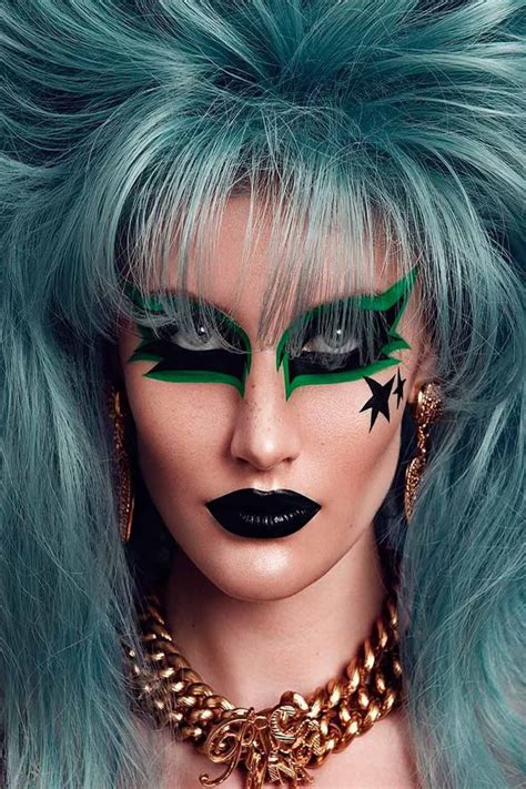 80s Makeup Trends That Will Blow You Away Rock Makeup Glam Rock