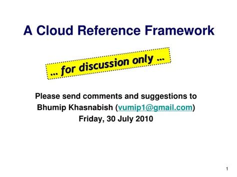 Ppt A Cloud Reference Framework Powerpoint Presentation Free Download Id 6064332