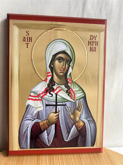 Saint Dymphna Icon Orthodox Icons Greek Orthodox Byzantine Icon Faithful Copy Of An Orthodox