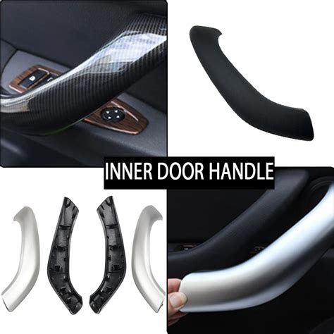 Para Bmw X1 F48 F49 2016 2019 X2 F39 2017 2020 Manijas De Puertas Interiores De Fibra De Carbono