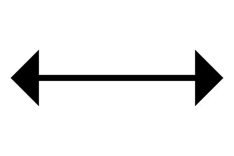 Horizontal Resize Icon East West Arrow Graphic By Yummybuum Creative Fabrica