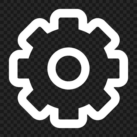 Settings Png White