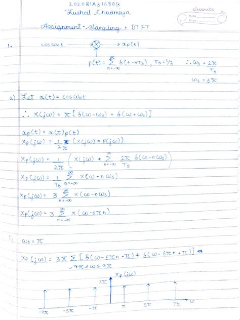 assignment sampling dtft 2020b1a31680g pdf