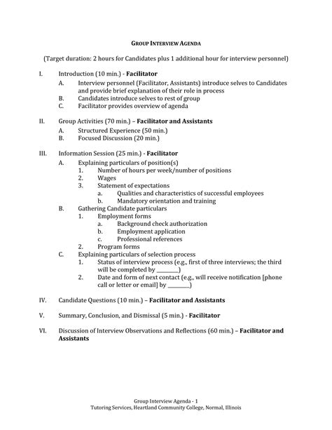 Group Interview Format How To Create A Group Interview Format