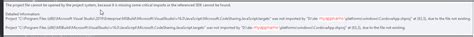 Visual Studio Ionic Cordova Windows Build Picking Up Incorrect