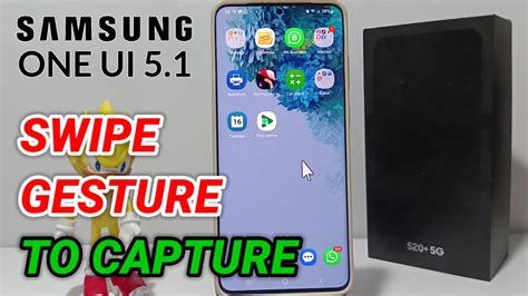How To Capture Screenshot With Palm Swipe Gesture In Samsung One Ui 51 Youtube