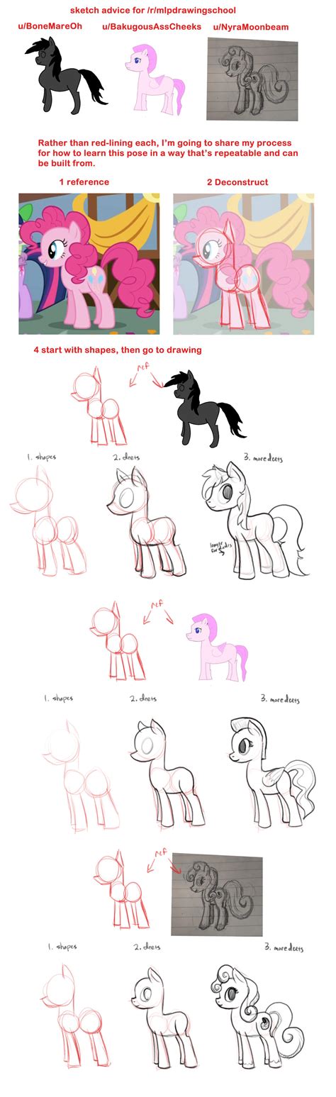 Mlp G4 Learning Body Profile Construction By Nimaru On Deviantart