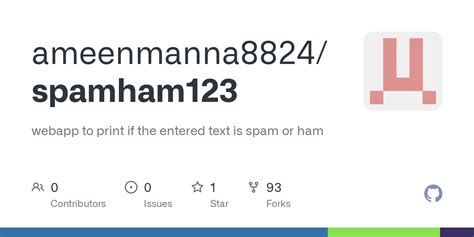 Spamham Spam Ham At Main Ameenmanna Spamham GitHub