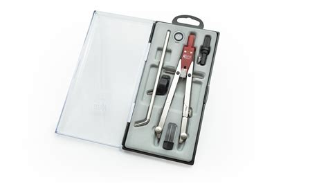 C4569a Bow Compass With Knee Joints Brass 6 Pieces Kronos