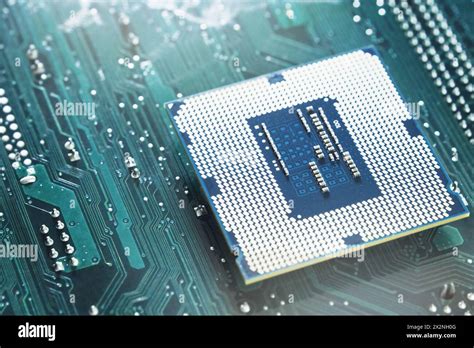 Circuit Board Macro Shot Of Computer Motherboard Cpu Motherboard Digital Chip Information