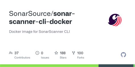 Github Sonarsourcesonar Scanner Cli Docker Docker Image For Sonarscanner Cli