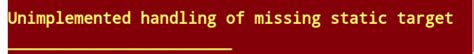Flutter Error 해결법 포함 Unimplemented handling of missing static target