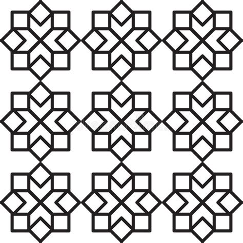 Universal Repeating Abstract Shape In Black And White Stock Vector Illustration Of Infinity