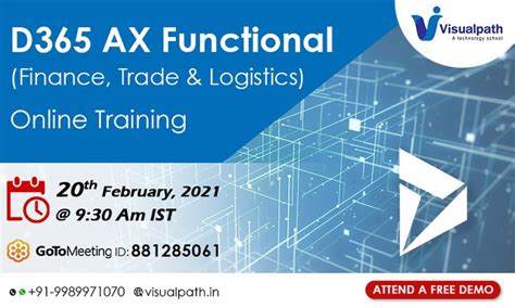 D365 Ax Functional Training Free Demo Class