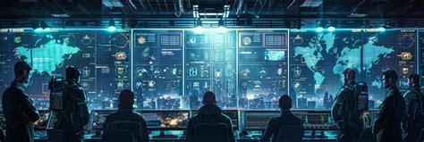 Premium Photo A Cybersecurity Team Monitoring Systems For Cyber Threats