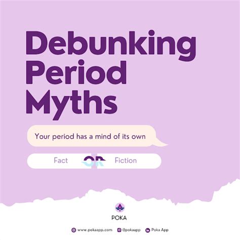 Debunking Period Myths Separating Fact From Fiction