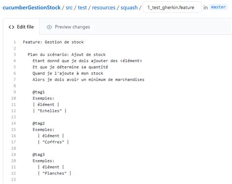Cucumber Documentation Squash AUTOM Et Squash DEVOPS