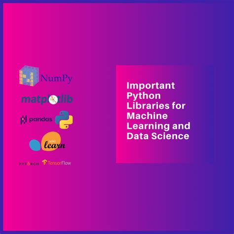 Important Libraries In Python For Data Science Printable Forms Free Online