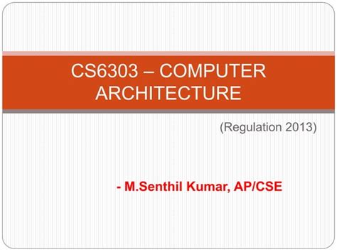 cs6303 computer architecture pptx operating systems computer
