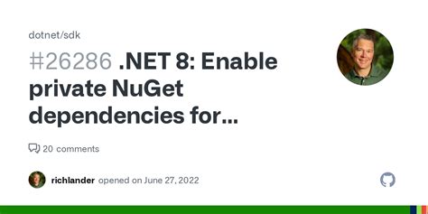 NET Enable Private NuGet Dependencies For Alternative Licensing Issue Dotnet Sdk