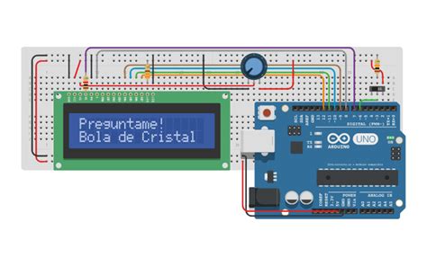 Circuit Design Bola De Cristal Tinkercad