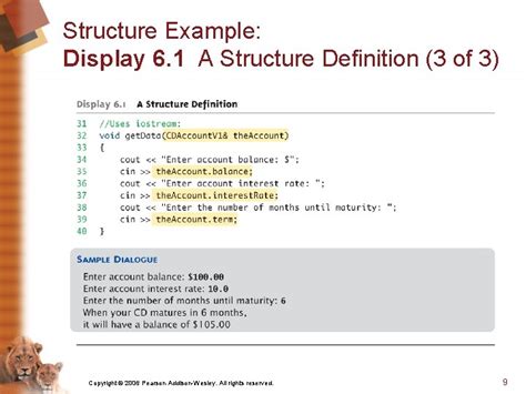 Chapter 6 Structures And Classes Learning Objectives Structure