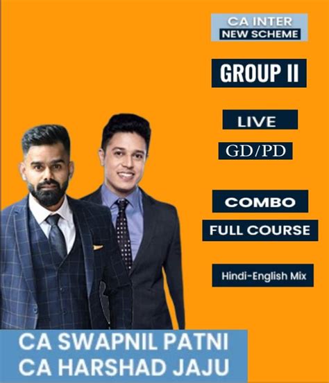 join spc ca inter new scheme group 2 combo live and gd batch