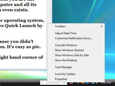 Using Windows Quick Launch ThriftyFun