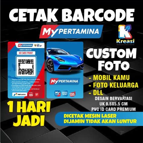 Cetak Barcode Pertamina Lazada Indonesia