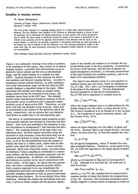 Pdf Sampling In Imaging Systems Dokumentips