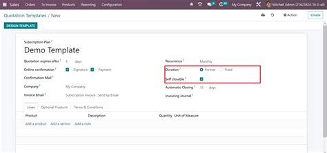 How To Create Quotation Templates For Products In Odoo 16 Sales