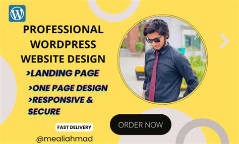 create responsive landing page design using elementor pro by mealiahmad fiverr