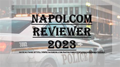 Napolcom Review And Learning Materials Manila