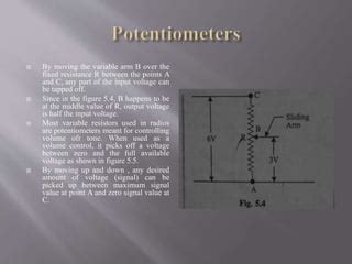 Potentiometers And Rheostats PPT