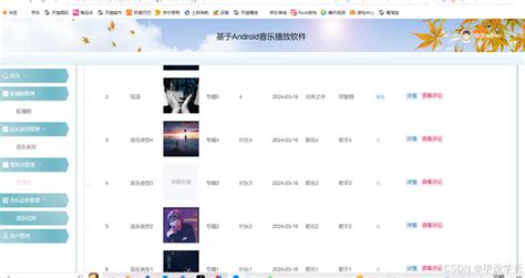 基于android的音乐播放软件的设计与实现（源码论文）基于android的音乐播放器 Csdn博客