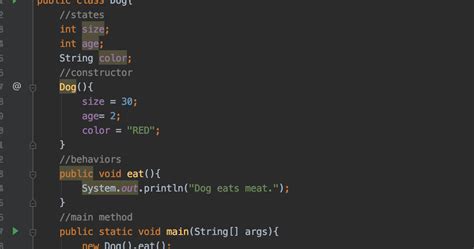 Java Class And Object