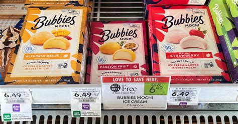 Bubbies Mochi Ice Cream As Low As 250 At Publix Regular Price 649