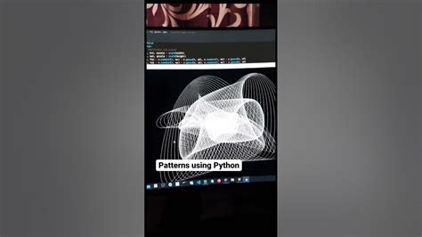 infinity pattern using python ll python coding status 😋😋 shorts python