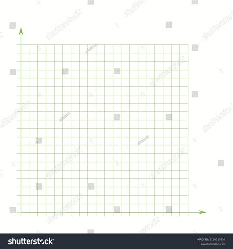 Grid Paper Mathematical Graph Cartesian Coordinate Stock Vector Royalty Free