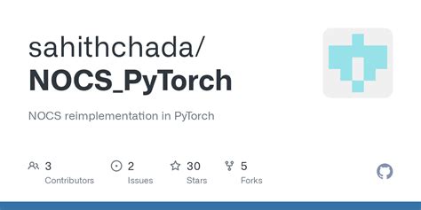 Github Sahithchadanocspytorch Nocs Reimplementation In Pytorch