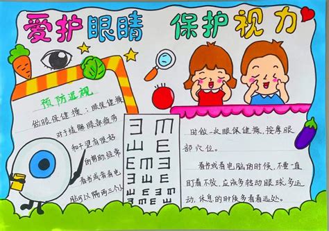 保护眼睛爱护视力的手抄报内容（共18张） 手抄报图片大全