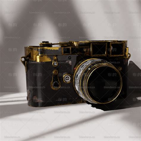 Blender 照相机模型10 Blender布的