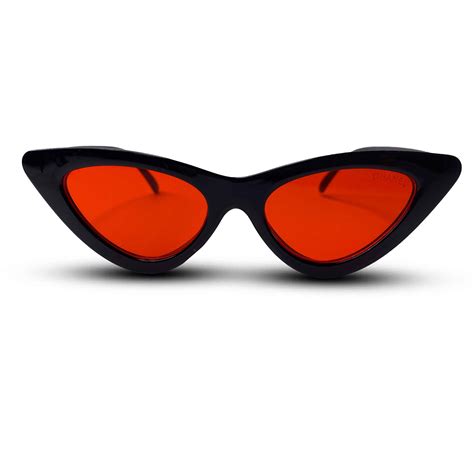 عینک دودی قرمز دخترانه برند گوچی Uv400 فروشگاه اینترنتی عینک باب اسفنجی