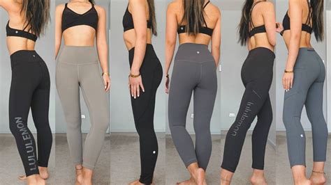 LULULEMON LEGGINGS TRY ON HAUL COLLECTION REVIEW YouTube