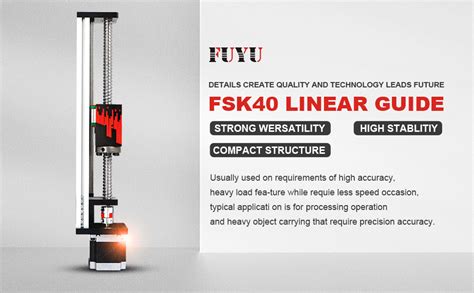 Fuyu Fsl40 Mini Linear Stage Small Slide Guide Cnc Screw Lead Motion Table Motorized Nema 23