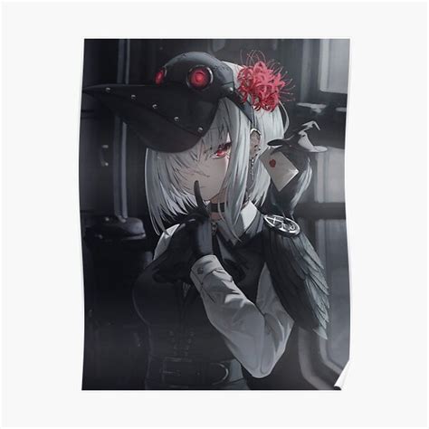 Plague Doctor Anime Girl Poster For Sale By Aszaari Redbubble